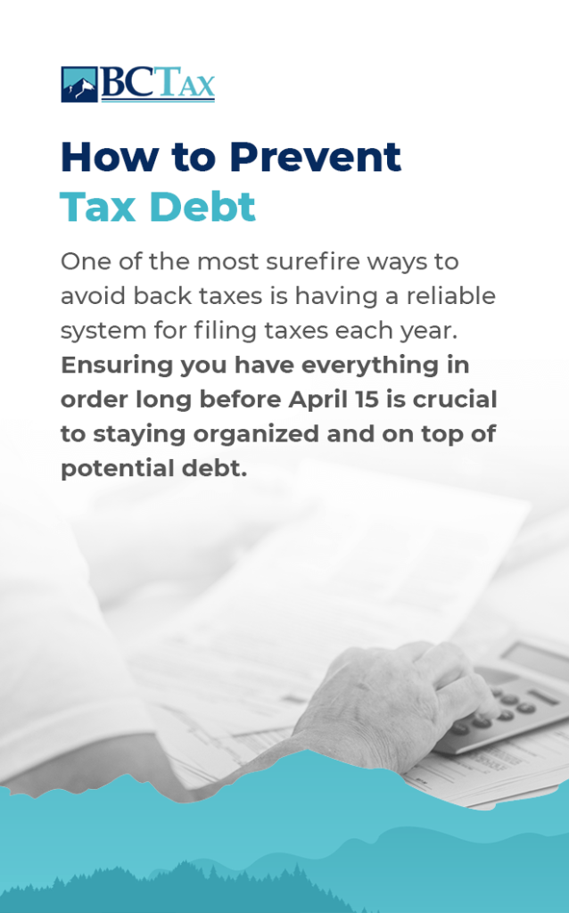 How To Remain Debt Free After Paying Off Tax Debt | BC Tax